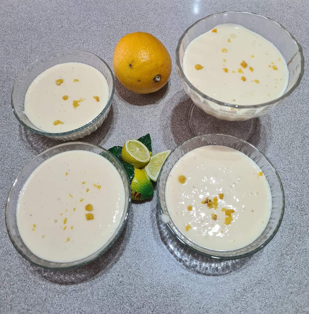 Espuma de limón con leche condensada( mousse de limón)
