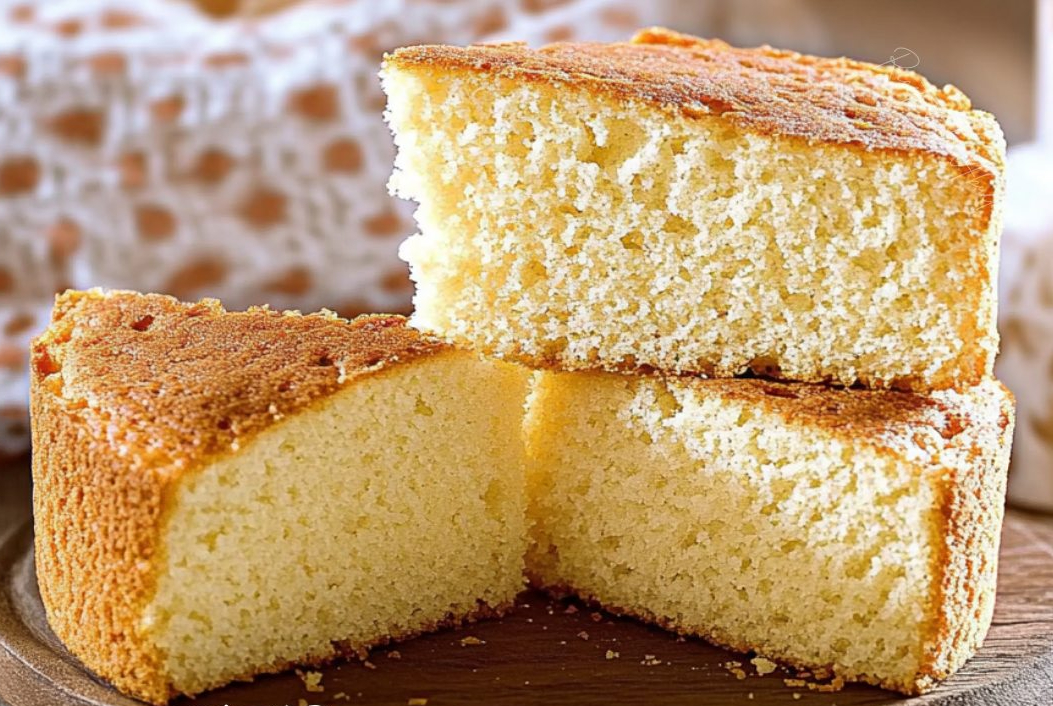 Bizcocho Casero de la Abuela sin Yogurt: (¡Más Esponjosa!)